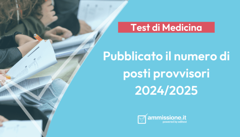 Numero posti provvisori Medicina 2024: pubblicato il Decreto